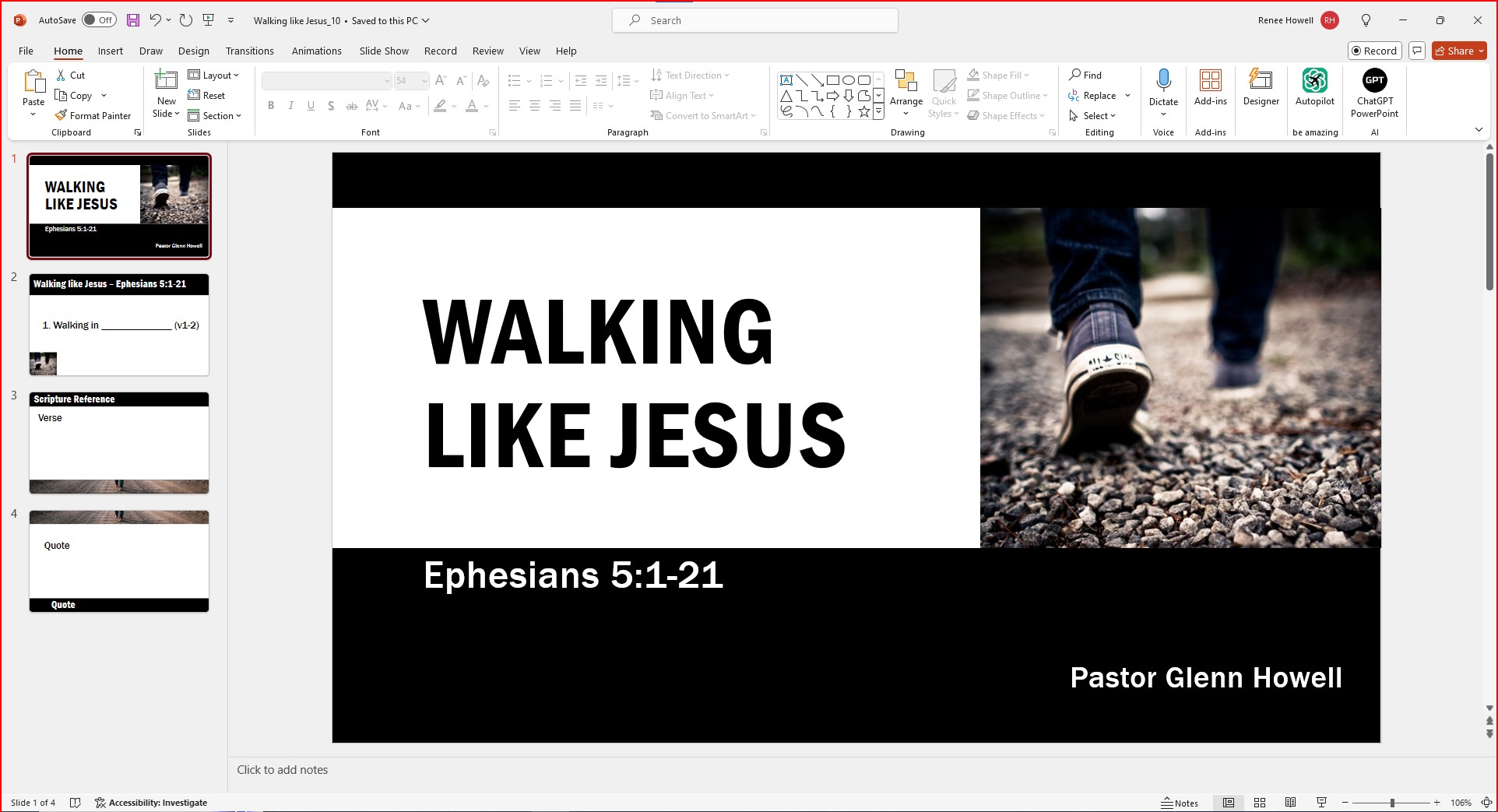 Sermon Presentations – For His Glory Designs